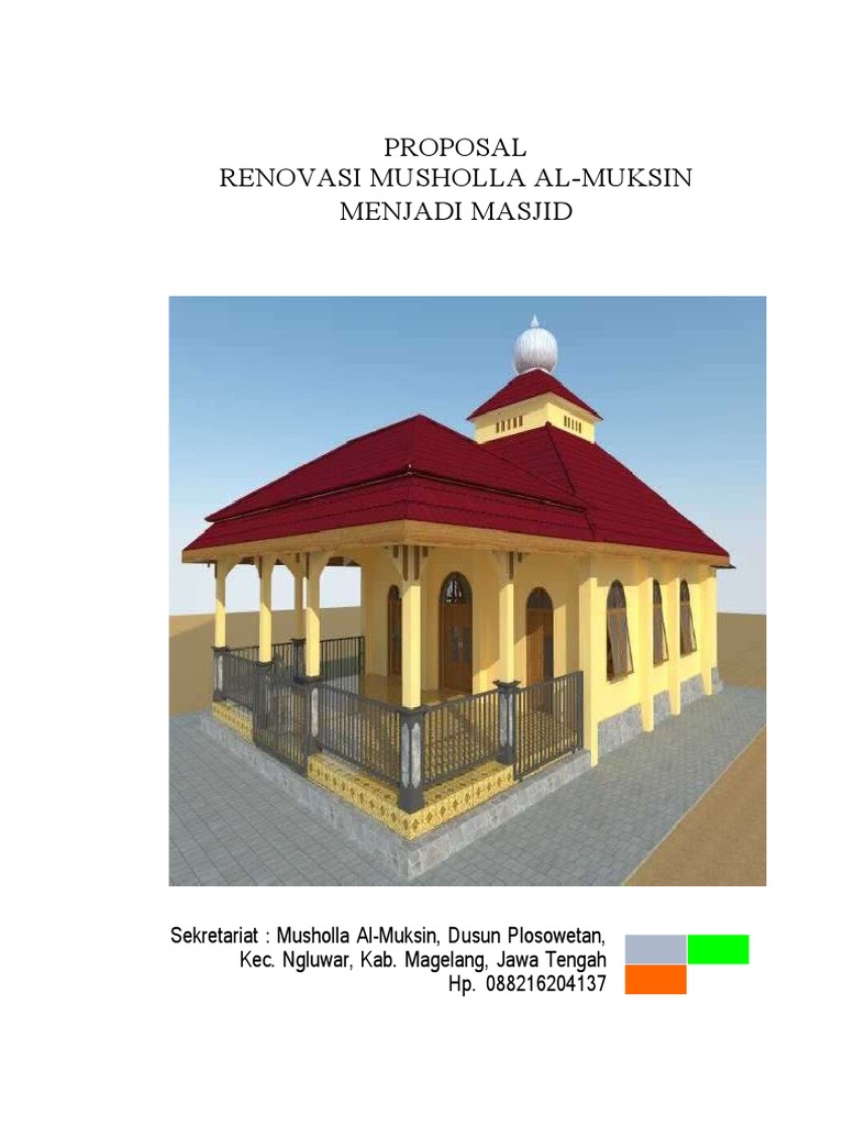 Proposal Renovasi Musholla Al Amin | PDF
