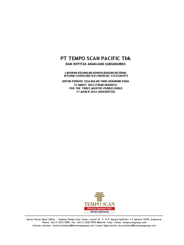 TSPC Q1 2022 FS | Download Free PDF | Income | Fixed Asset