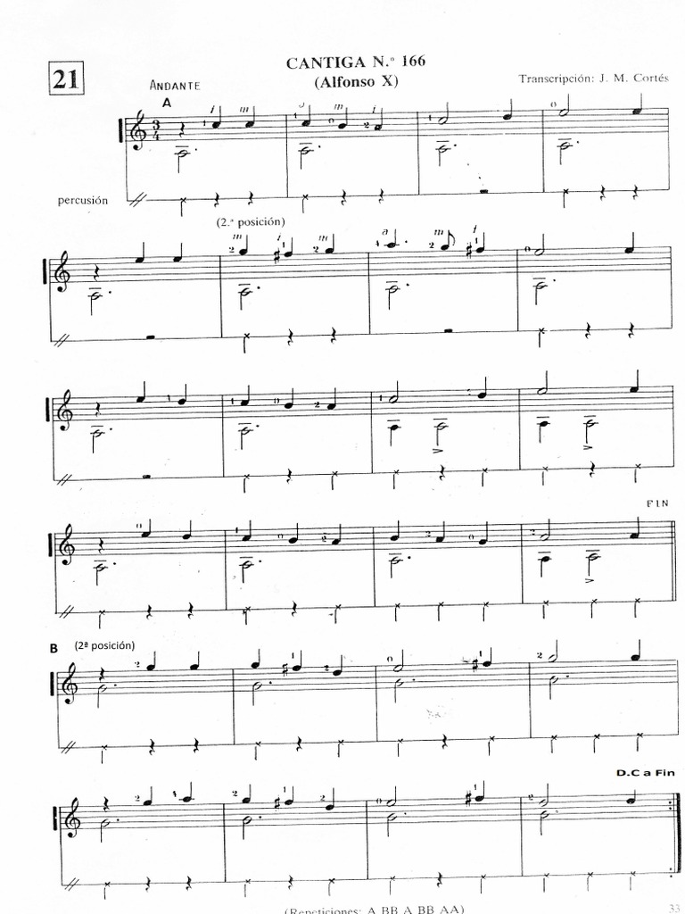 Cantiga Nº 166 | PDF