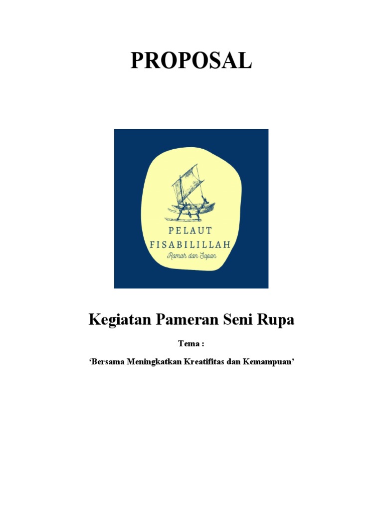 Proposal Pameran SBK | PDF | Seni