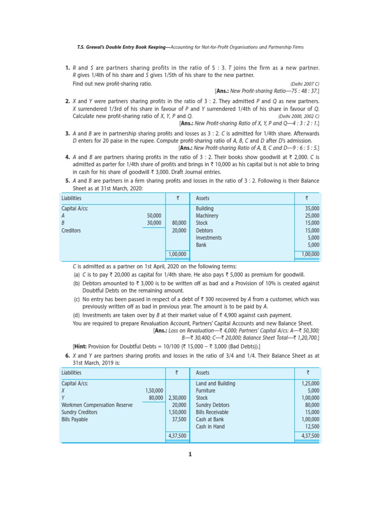 Additional Questions-5 | PDF | Balance Sheet | Goodwill (Accounting)