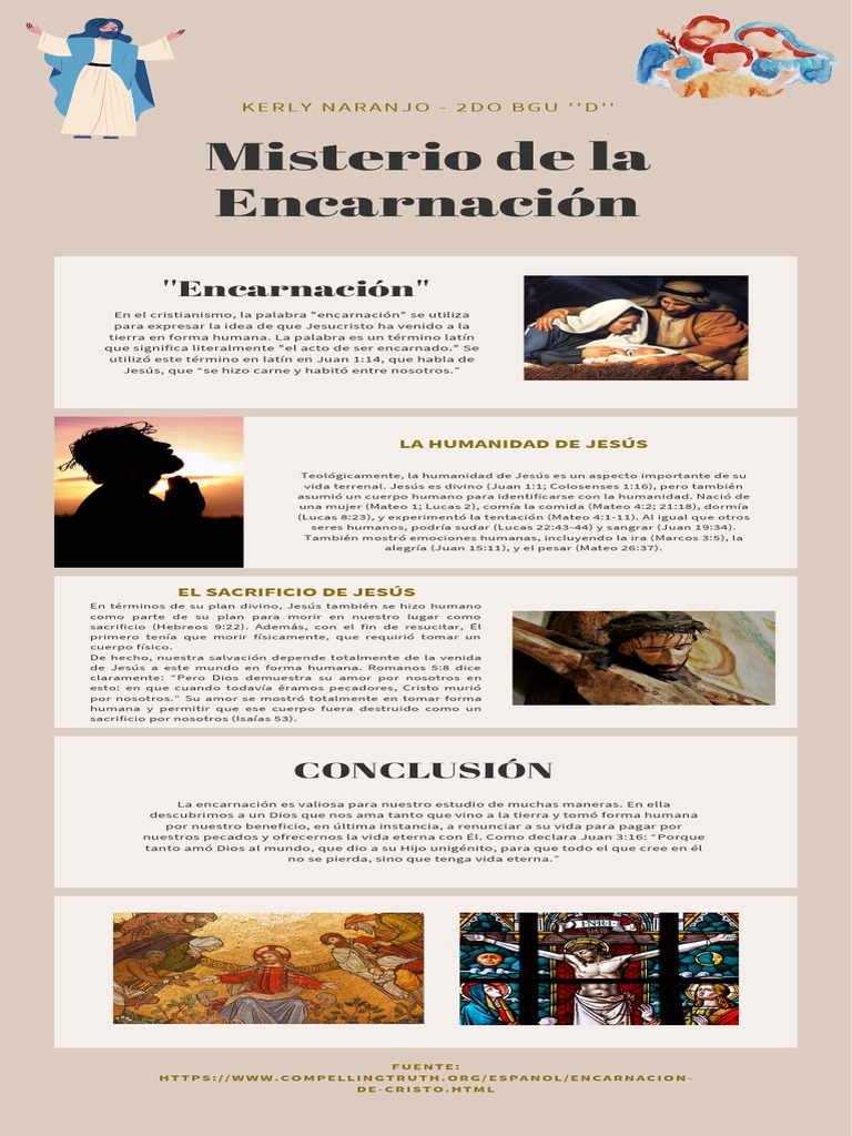 Infografía Misterio de La Encarnación | PDF