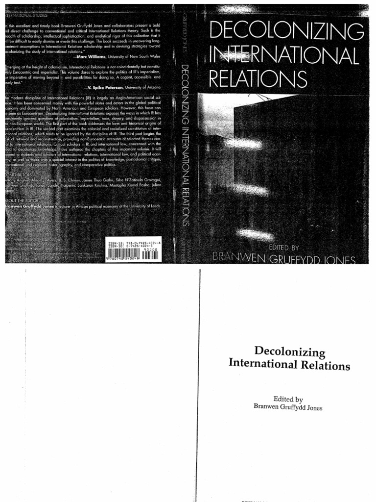 Decolonizing International Relations Pdf