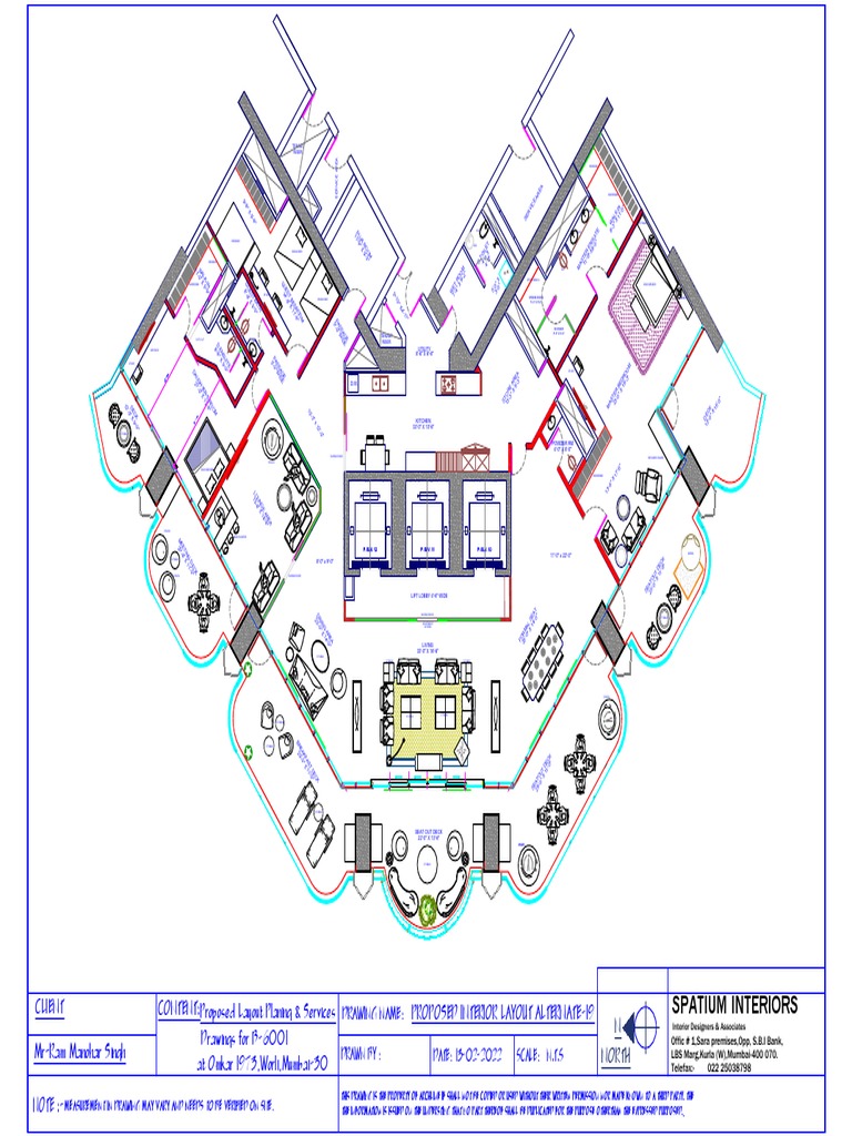 A Floor Plan Depicting Tenant Spaces and Shared Building Amenities | PDF