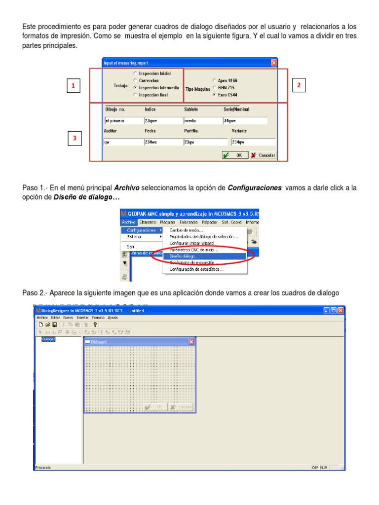 Cuadros de Dialogo | Descargar gratis PDF | Ventana (informática) | Software