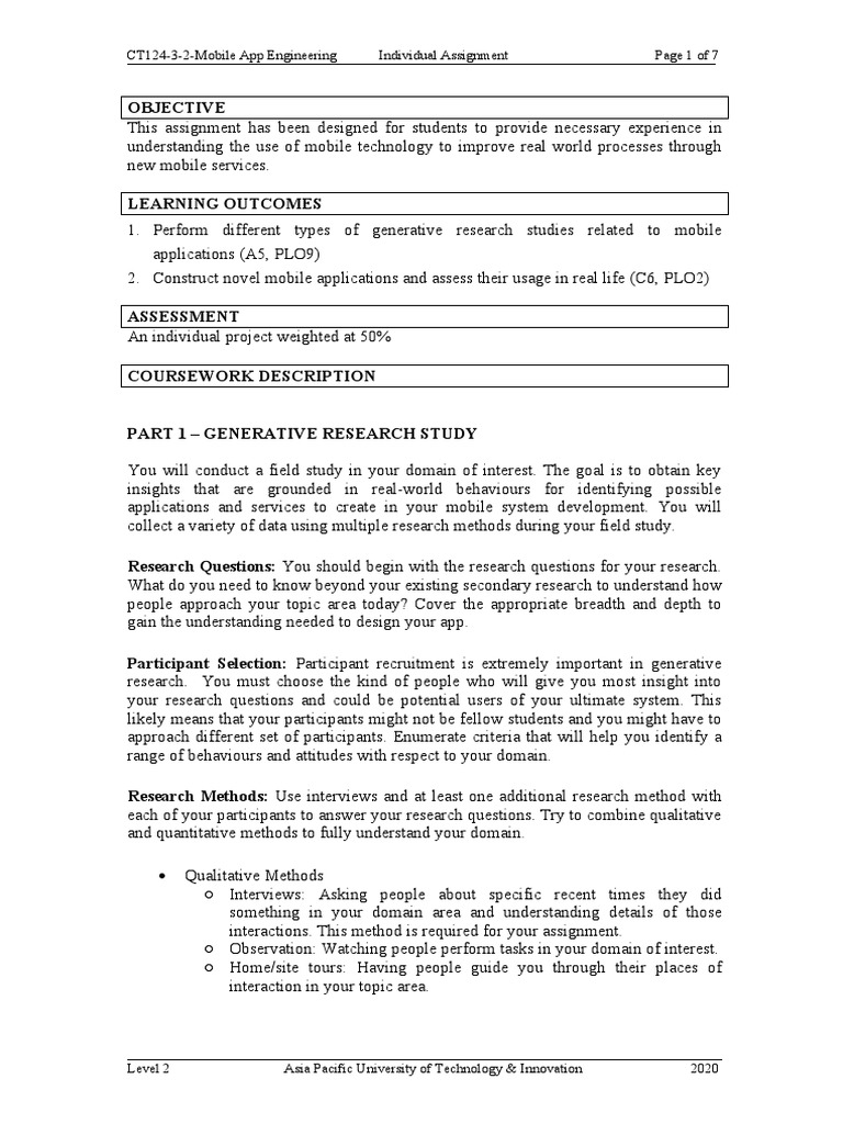MAE Assignment | PDF | Mobile App | Application Software