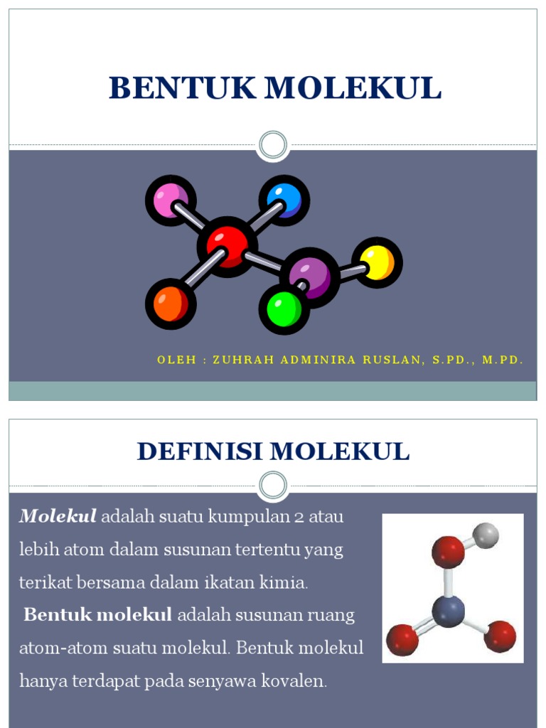 Bentuk dan Teori Domain Elektron Molekul | PDF | Sains & Matematika
