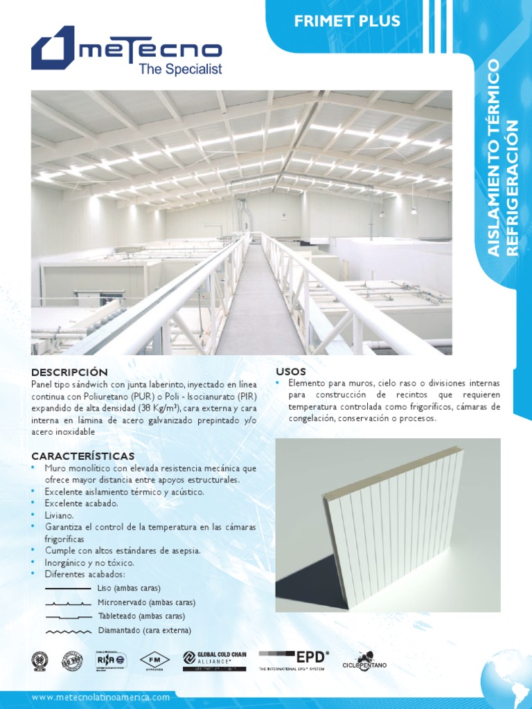 Frimet Plus | PDF | Poliuretano | Acero