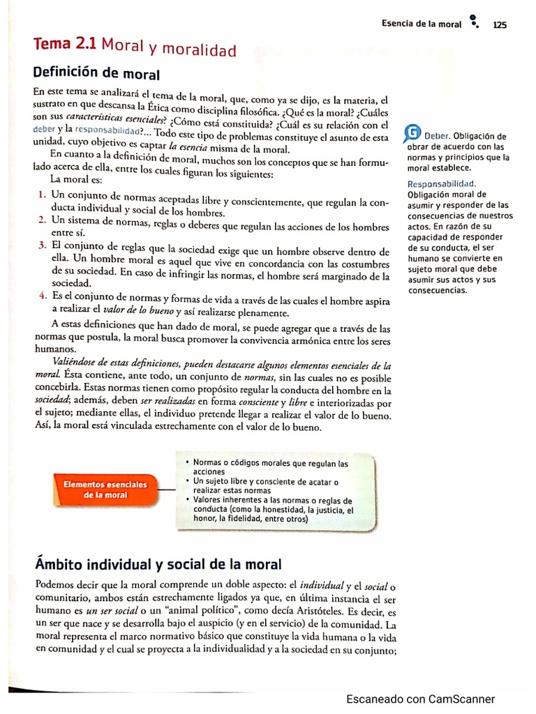 Moral y Moralidad | PDF