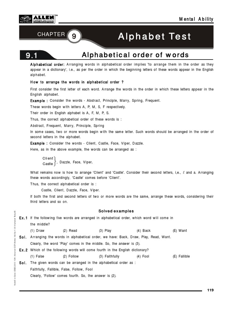 09 Alphabet Test | PDF | Consonant | English Language