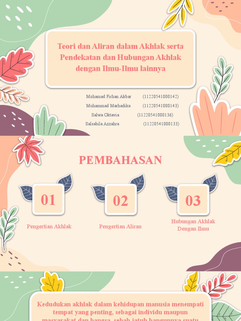 Teori Dan Aliran Akhlak Kel 2 | PDF Teori Dan Aliran Akhlak Kel 2 | PDF
