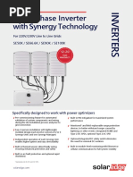 Se Three Phase Inverter With Synergy Technology 220v 230v Datasheet | PDF | Power Inverter ...