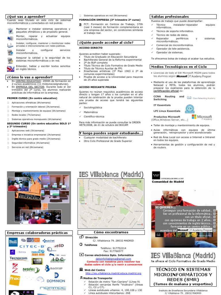 Ciclo SMR 1 | PDF | Microsoft | Ciencias de la Computación