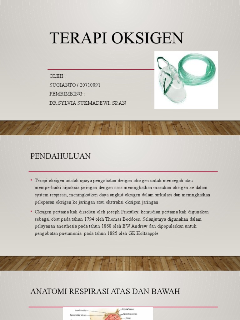 Terapi Oksigen | PDF | Sains & Matematika