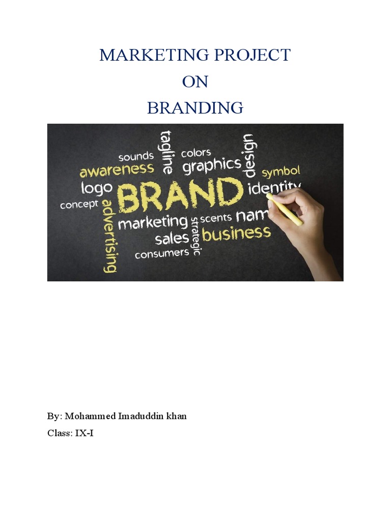 MARKETING PROJECT Class 11 | PDF