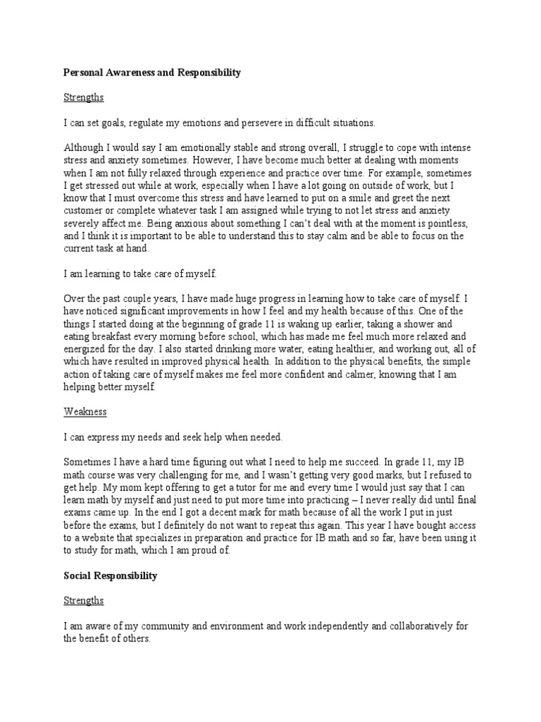 Core Competencies Reflection | PDF