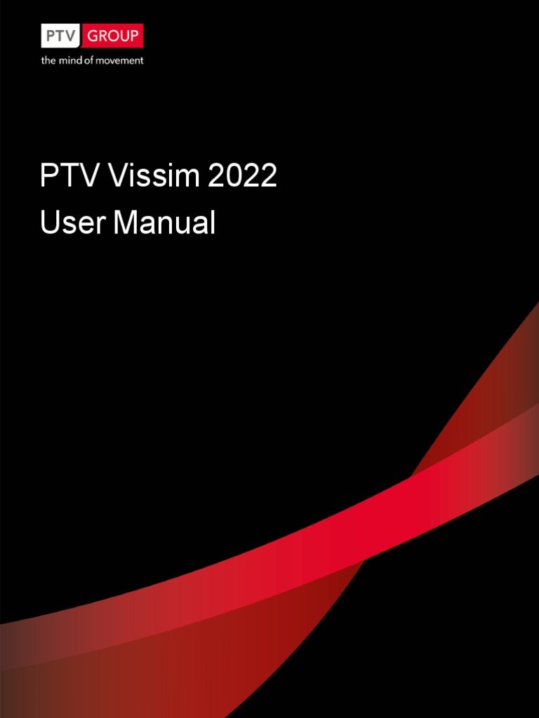 Manual Vissim 2022 | PDF