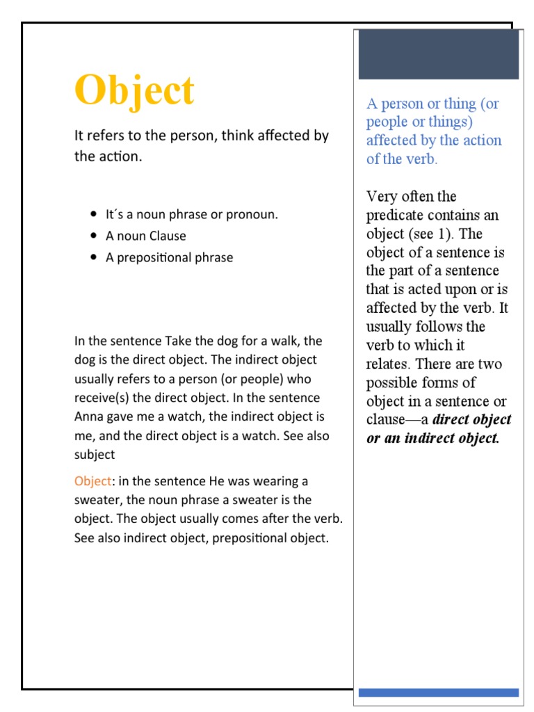 Object | PDF