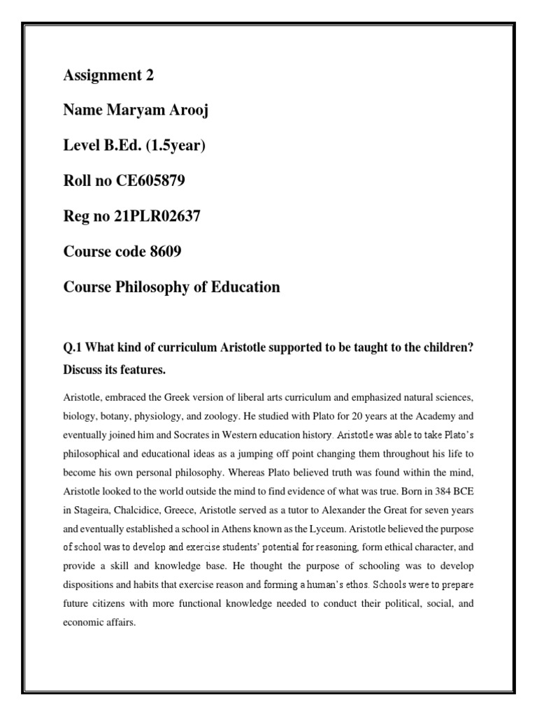 Maryam Arooj 2nd Assignment | PDF