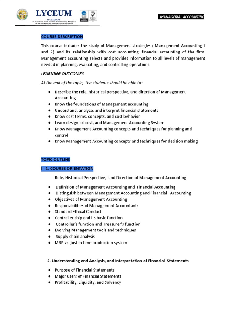 PR Lovely-Revano Managerial-Accounting | PDF