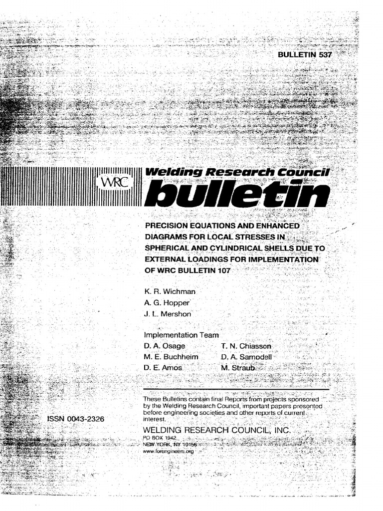 WRC Bulletin 537 | PDF