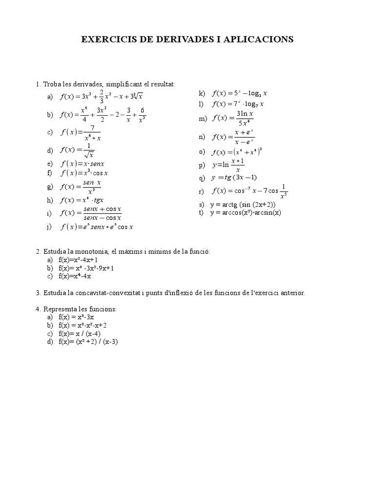 Derivadas 2017 | PDF