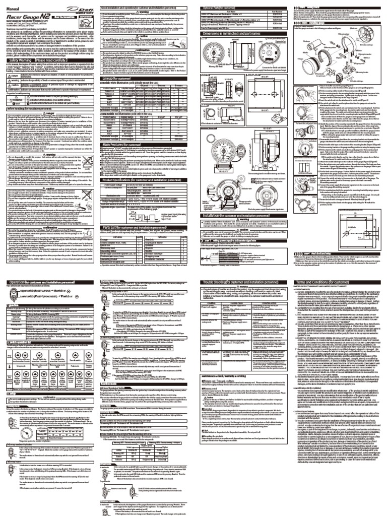 Manual Rgn2 Ta e | PDF