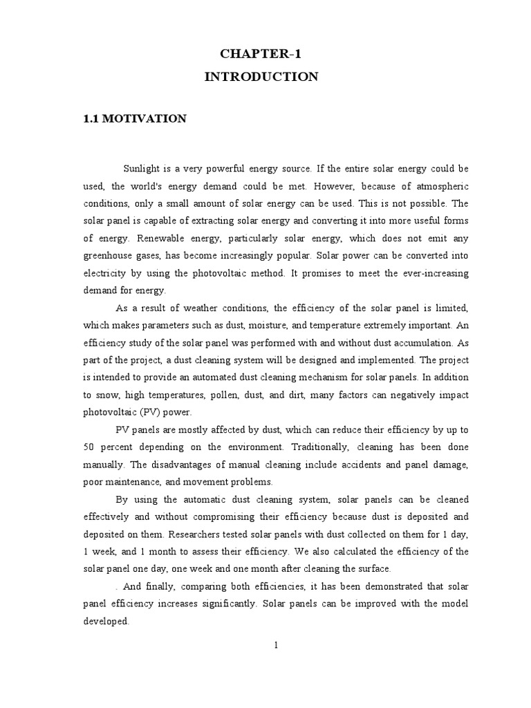 Solar Panel Cleaning System Documentation | PDF | Internet Of Things ... Solar Panel Cleaning System Documentation | PDF | Internet Of Things ...