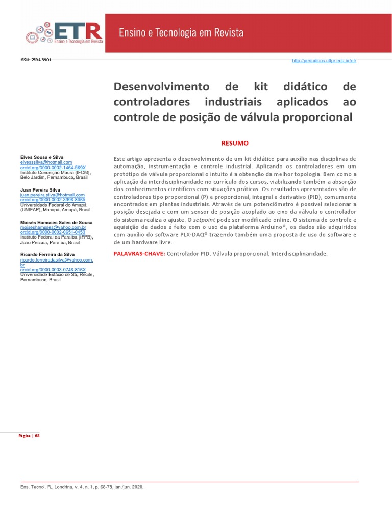 PID ARDUINO Kit Didatico | PDF