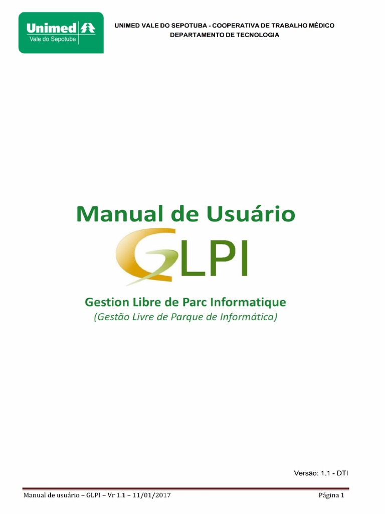 Manual GLPI | PDF