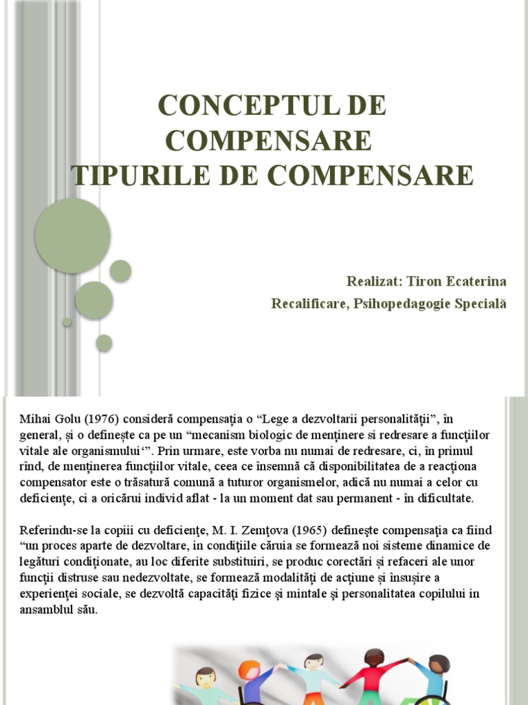 Conceptul de Compensare Tipurile de Compensare | PDF