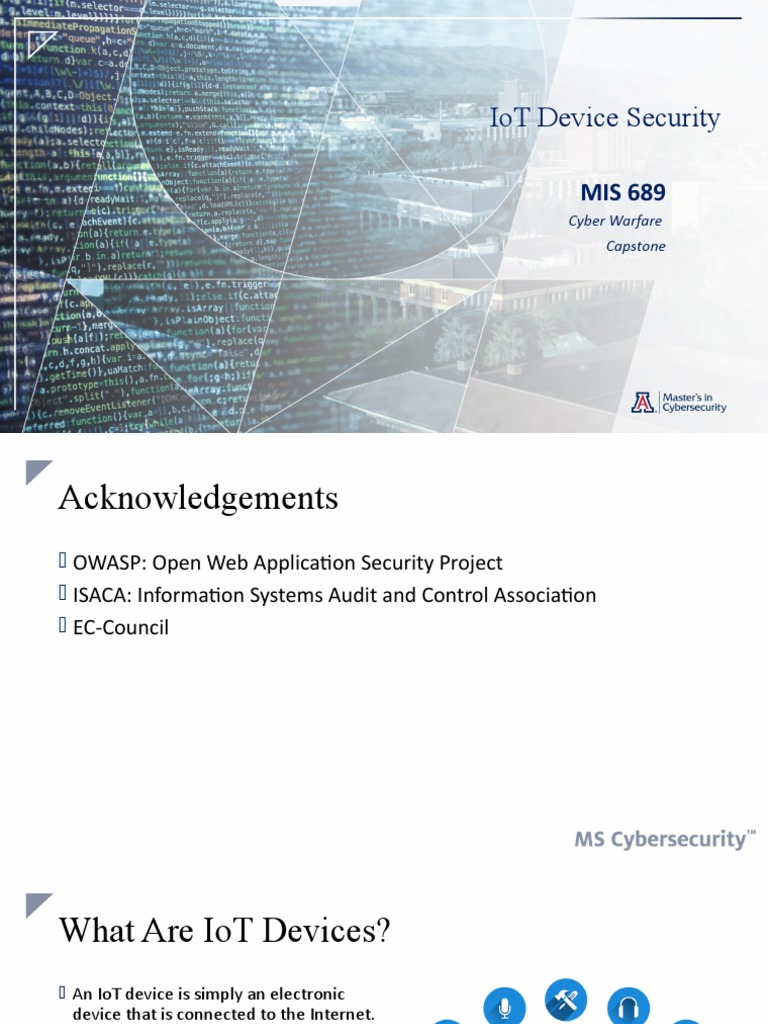 IoT Device Security DRAFT | PDF | Internet Of Things | Computing