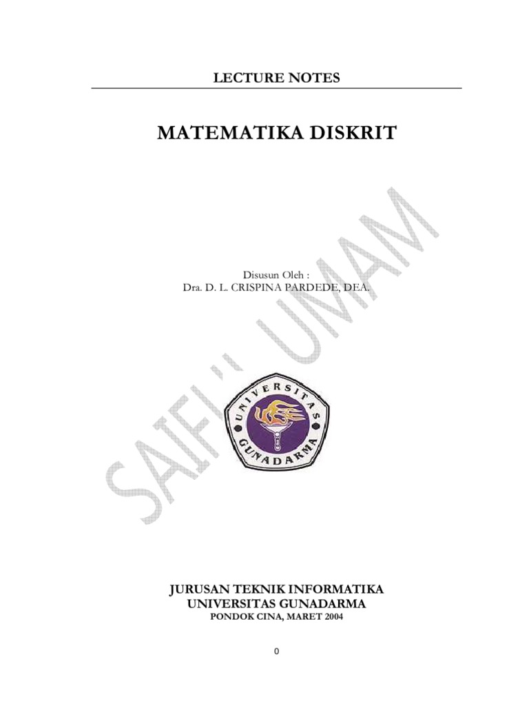 Matematika Diskrit | PDF