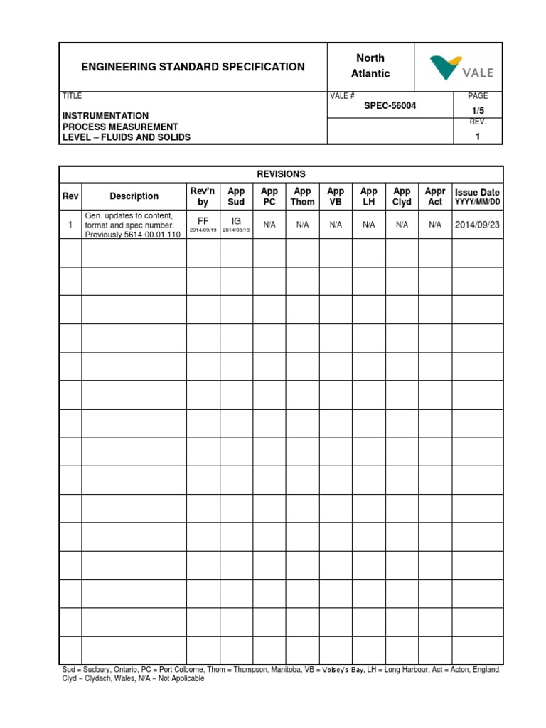 Spec 56004 | PDF