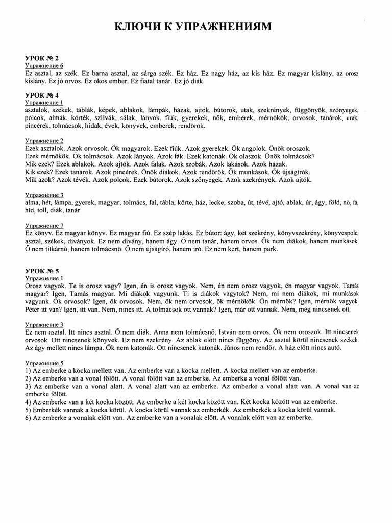 Vengerskiy Yazyk Dlya Nachinayuschikh Klara Vavra-279-322 | PDF