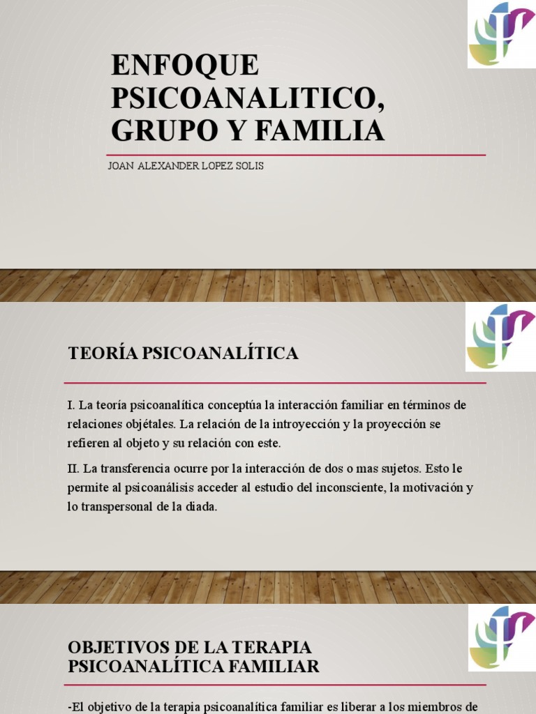 Enfoque Psicoanalitico, Grupo y Familia | PDF | Psicoanálisis | Cognición