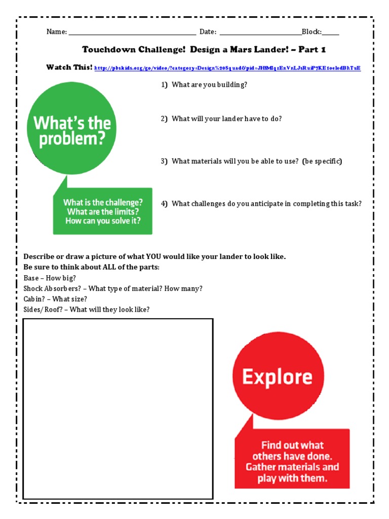 Touchdown Challenge | PDF