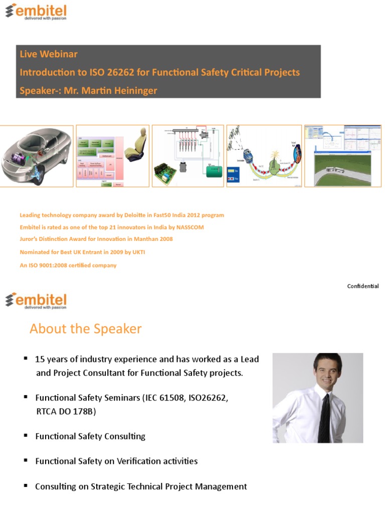 ISO 26262 Webinar | PDF | Verification And Validation | Product Lifecycle