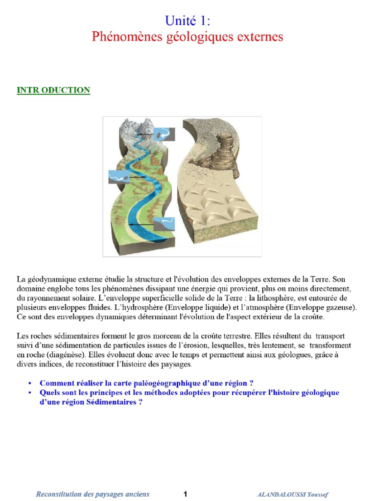 Cours 1ere Sc Unit1 1 | PDF