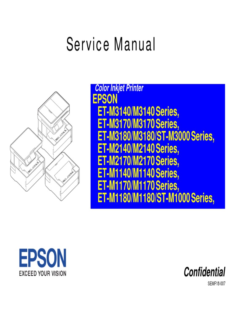 Service Manual: Confidential | PDF | Printer (Computing) | Capacitor