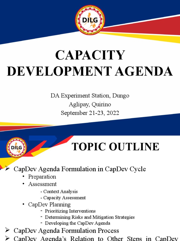 LGU Capacity Development Agenda Guide | PDF | Capacity Building | Policy