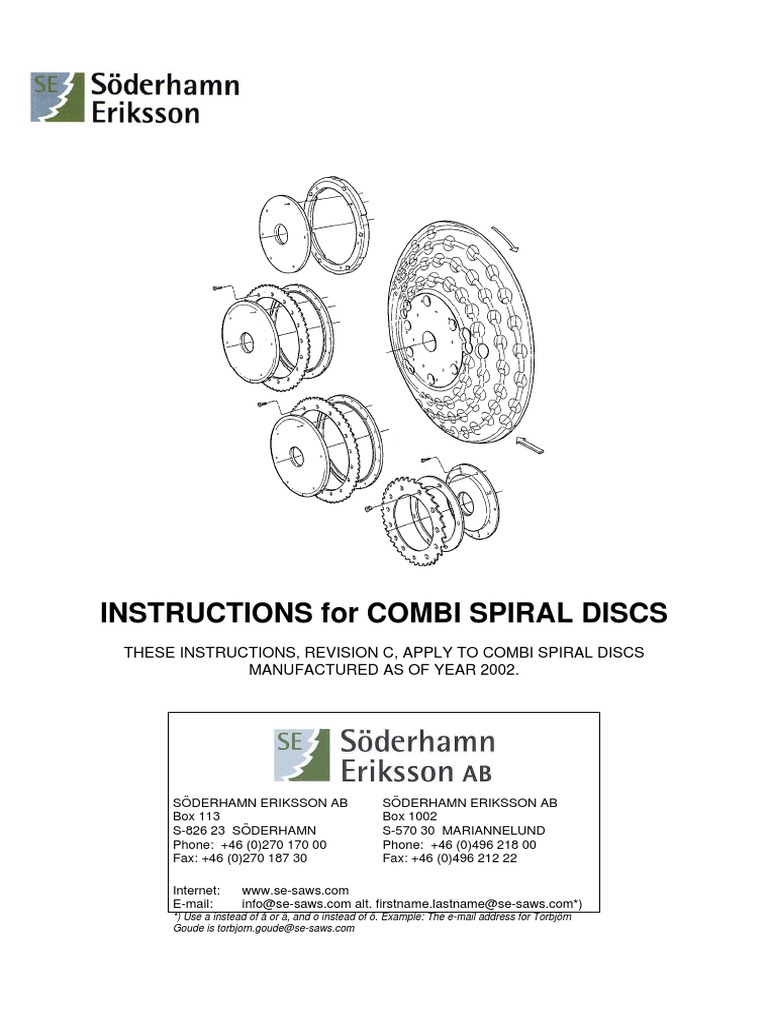 Combi Spiral Discs B ENG | PDF