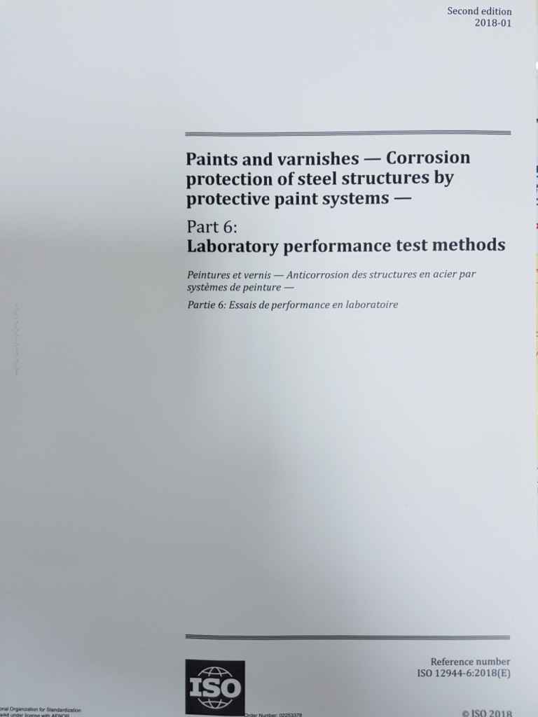 Iso 12944-6 2018 | PDF