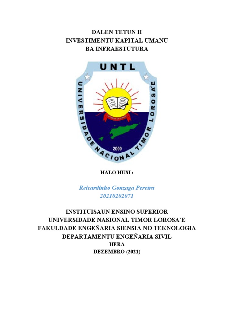 Turismo Tetun II | PDF | Timor Oriental
