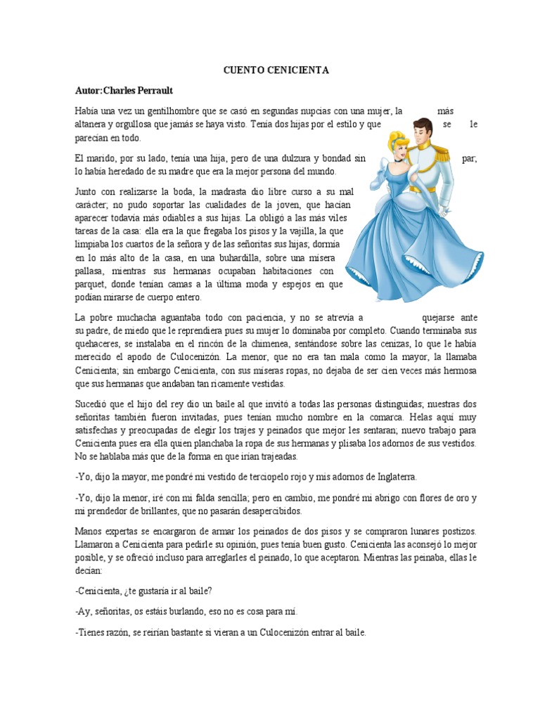 CUENTO CENICIENTA y Otros | PDF