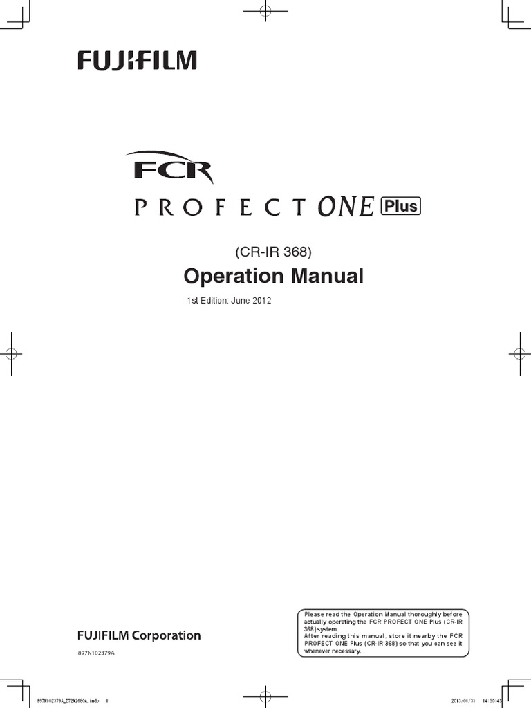 Fuji Profec One | PDF