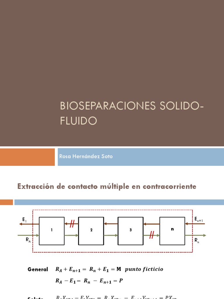 Extracción A Contracorriente | PDF | Materiales | Ingeniería de ...
