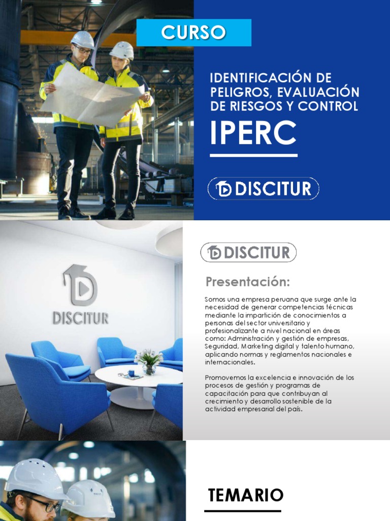 IPERC DISCITUR Setiembre 2022 | PDF | Riesgo | Business