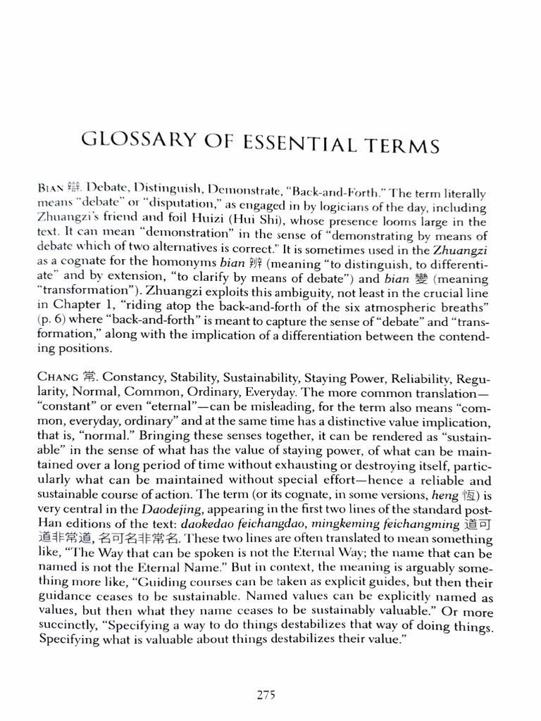 Taoist Concepts Glossary | PDF | Tao | Mind
