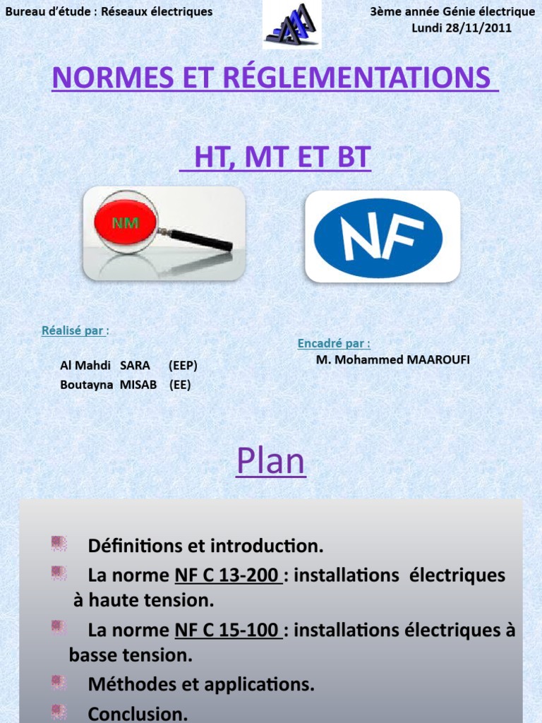 Normes Électriques: Guide Essentiel | PDF | Électrotechnique | Électricité